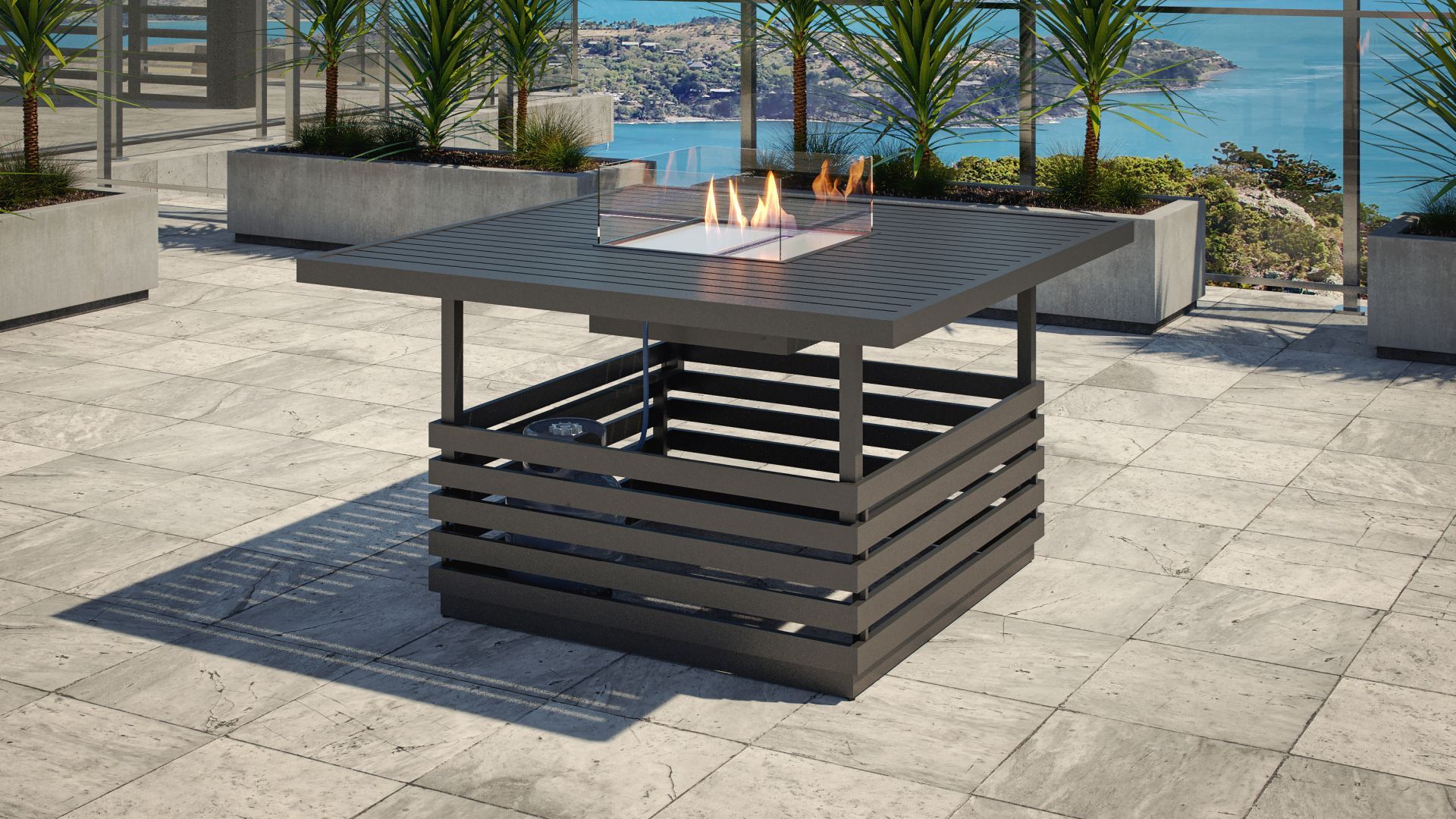 Lounge Tisch Mit Feuerstelle